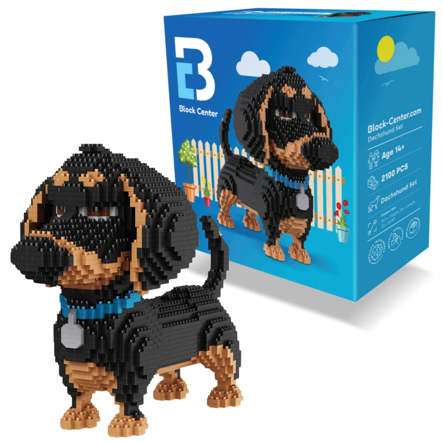 3D Puzzle Dachshund Dog Building Blocks – Bullseye Commerce LTD