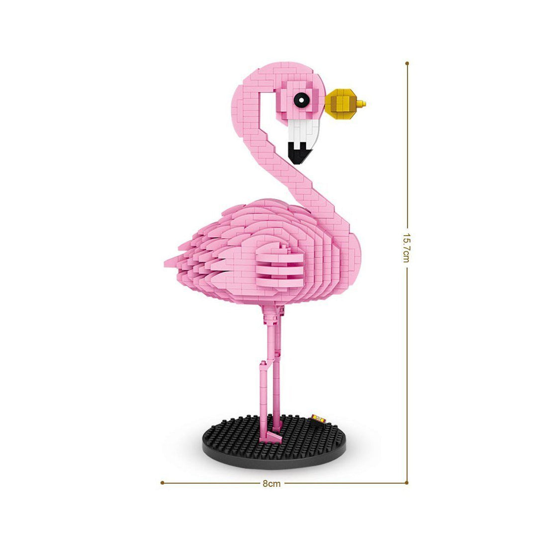 Build Your Flock with Our Pink Flamingo - 730 Brick Set – Block Center