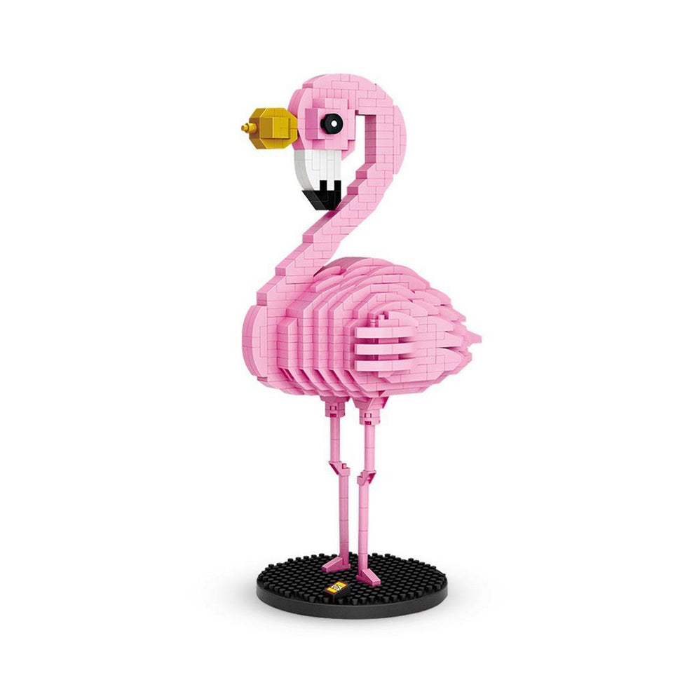 Build Your Flock with Our Pink Flamingo - 730 Brick Set – Block Center